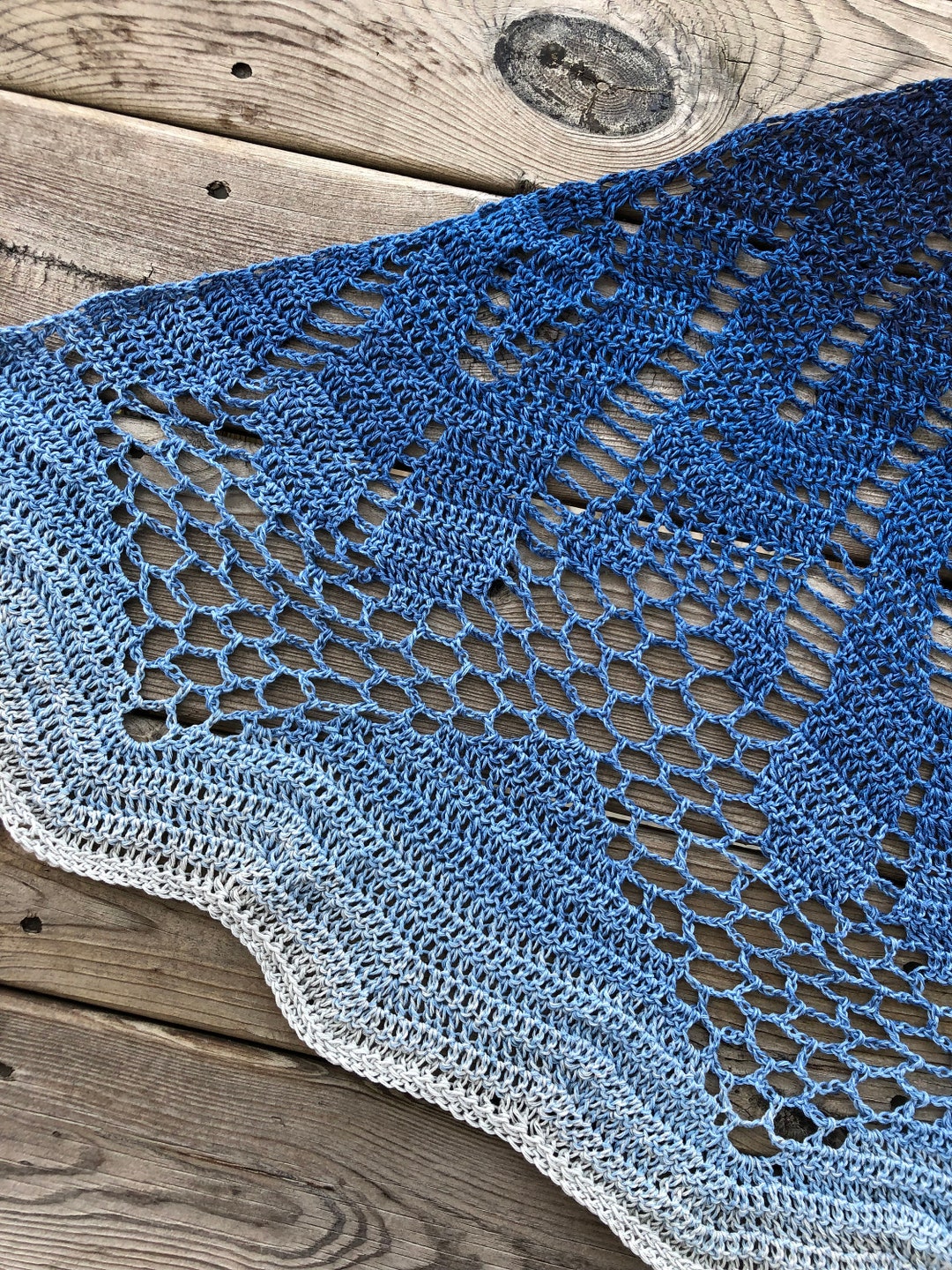 Adventure Catcher Shawl – Pacific - A One-of-a-kind Handmade Wrap ...