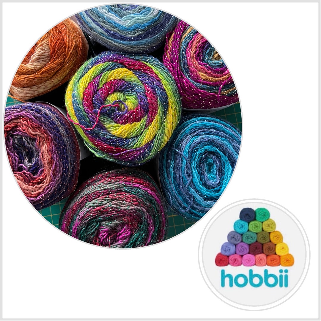 HOBBII Universe Fingering & Sock Premium Acrylic Yarn, Polyester, Knitting Supplies, Crochet ...