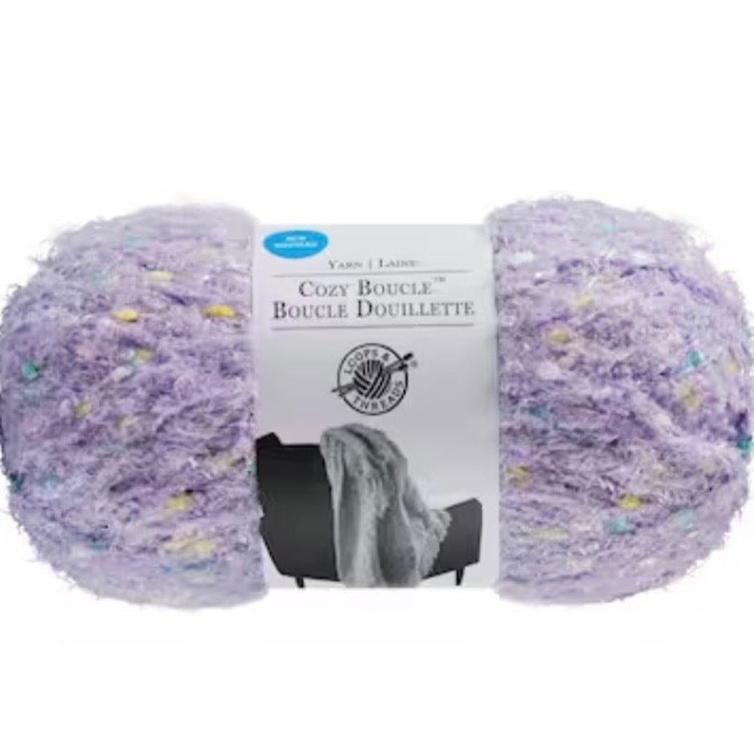Loops & THREADS Cozy Boucle Yarn - Knitting Supplies, Crochet Supplies ...