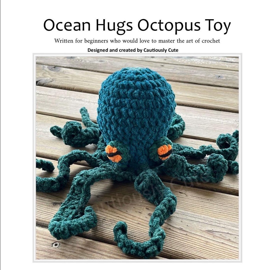 Octopus Crochet Pattern: Beginner-friendly Amigurumi (PDF Download) - Etsy