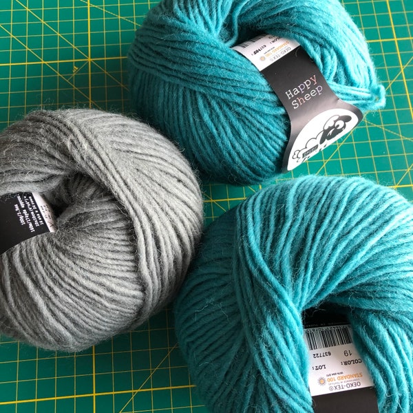 Turquoise Wool - Etsy