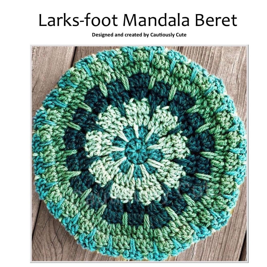 Larksfoot Stitch Crochet Beret Crochet Pattern for ADVANCED - PDF ...