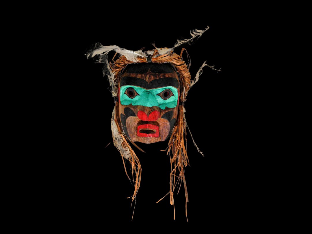 A Kwakwaka'wakw Thunderbird Mask Carved by Manny Georgeson C. 21st ...