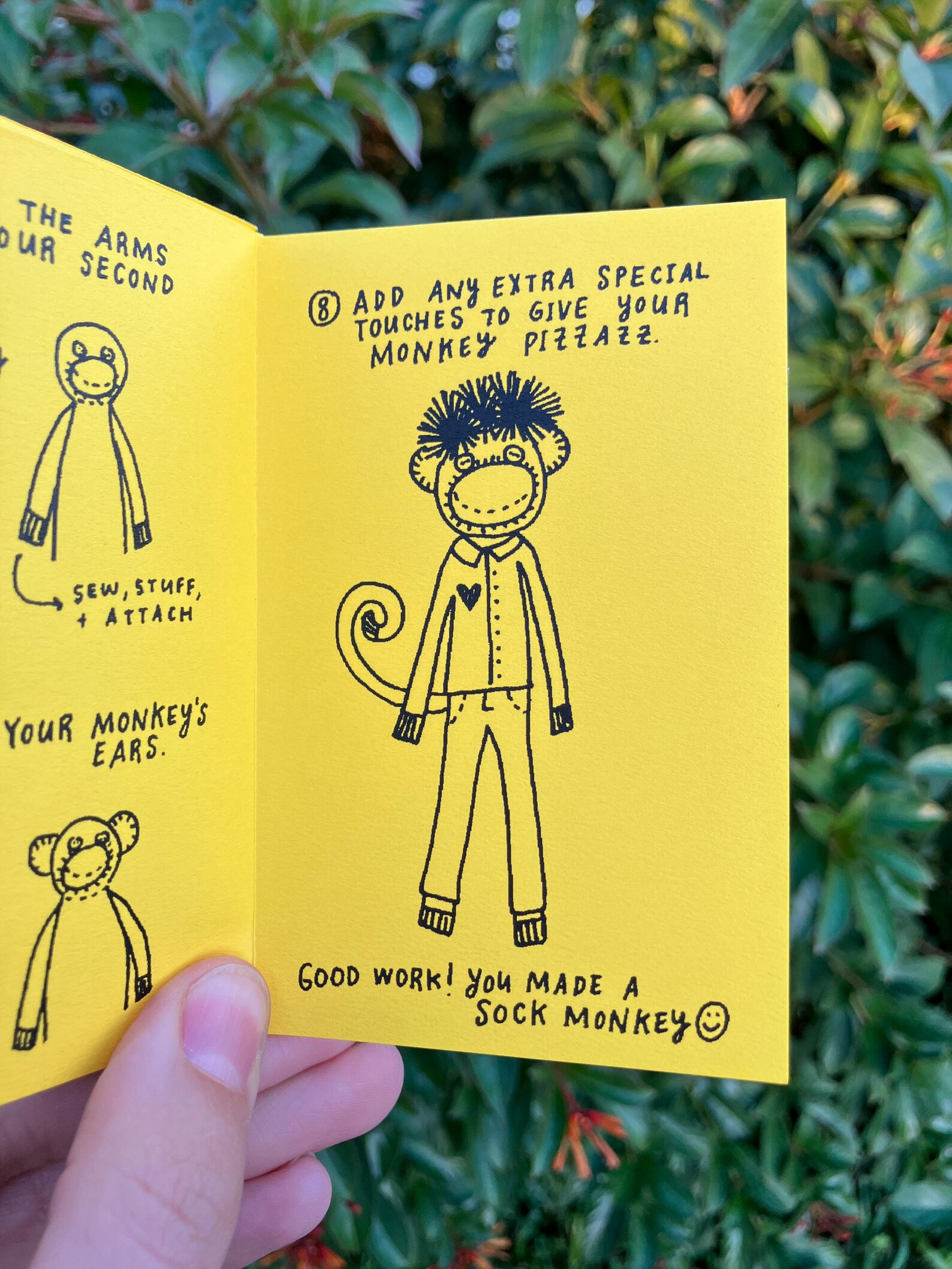 How to Make a Sock Monkey Zine - Etsy
