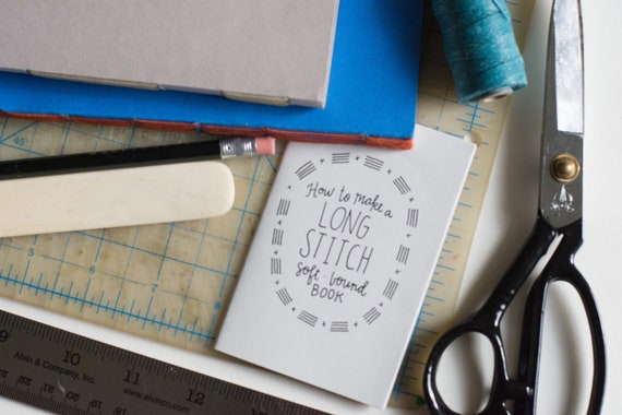 How to Make a Long Stitch Soft-Bound Book Zine | Etsy