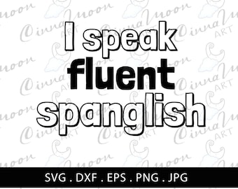 I Speak Spanish Svg - Etsy
