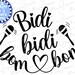 Bidi bidi bom bom svg-Bidi bidi bom bom silhouette cut | Etsy