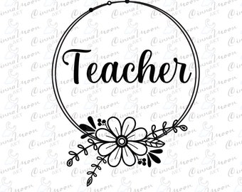 Teacher Wreath Frame - Etsy