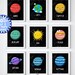 Planets-Planets prints-Solar System-Universe-Solar System | Etsy