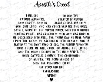 Apostles Creed Svg - Etsy