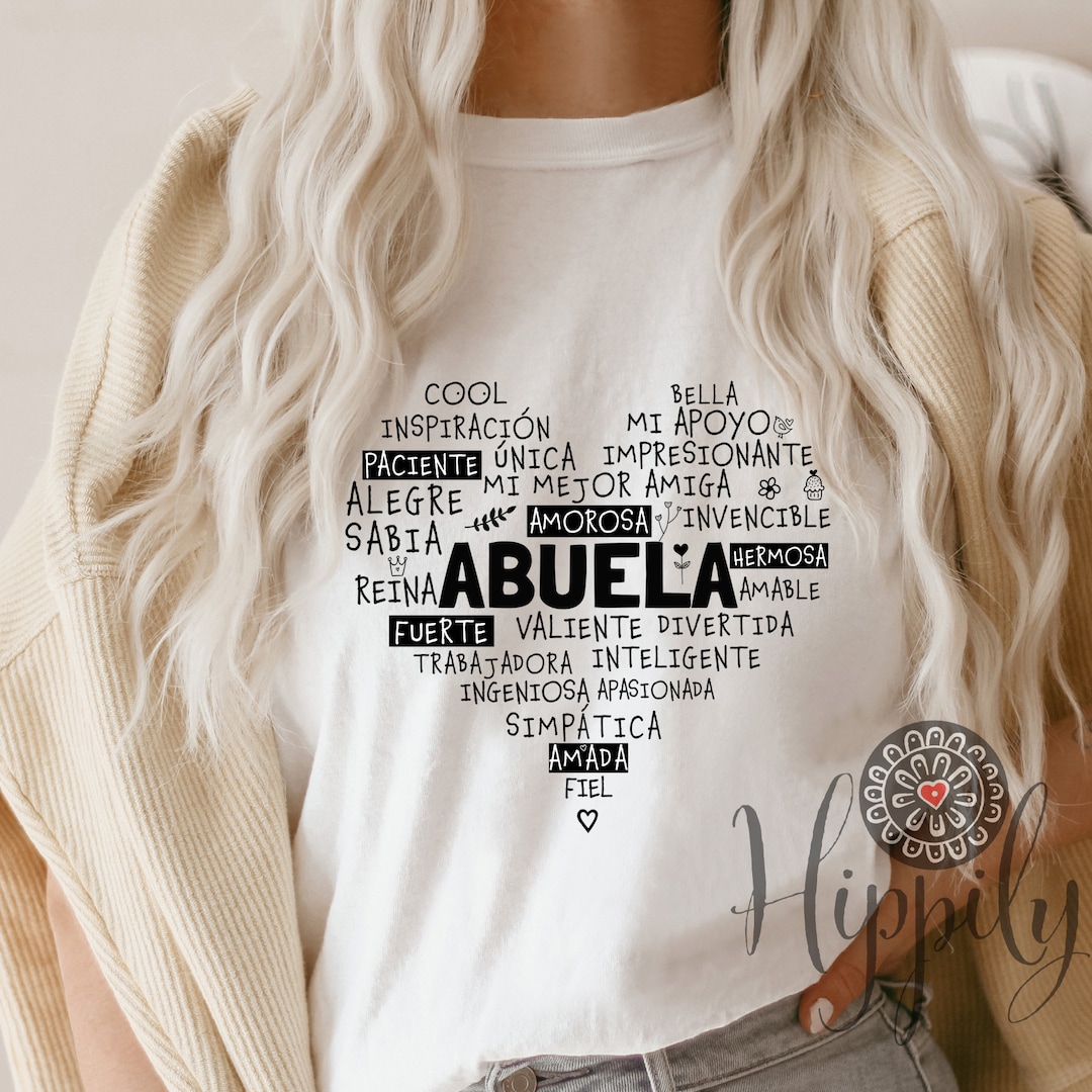 Abuela Svg-abuela Palabras Svg-abuela Corazón Svg-png-abuelita Svg-día ...