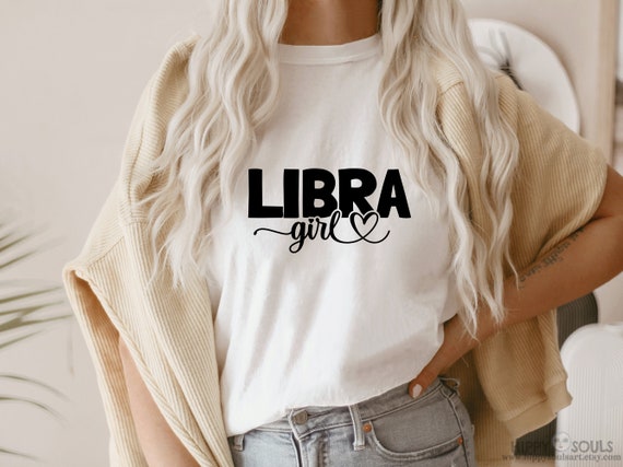 Libra Girl Svg-libra Girl Dxf-libra Svg-birthday Svg-zodiac - Etsy