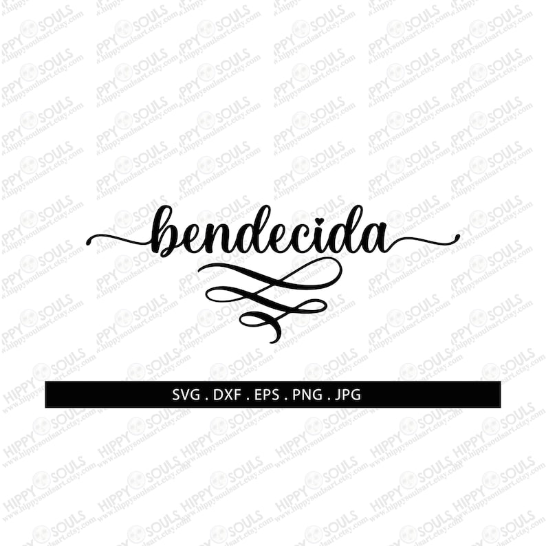 Bendecida Svg-bendecida Dxf-latina Svg-español Svg-latin Svg-latina Svg ...