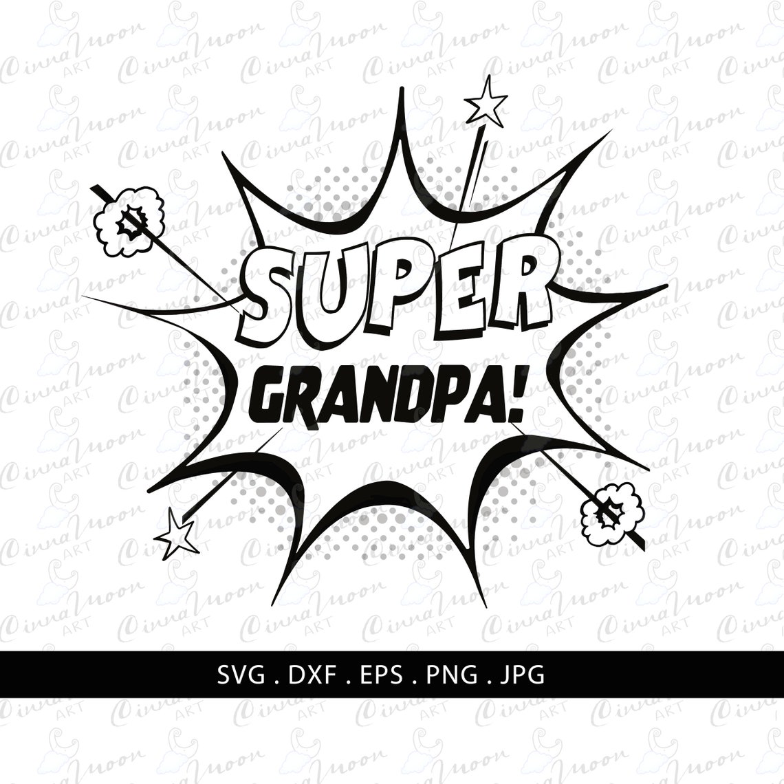 Super Grandpa-super Grandpa Svg-super Grandpa Cutting | Etsy