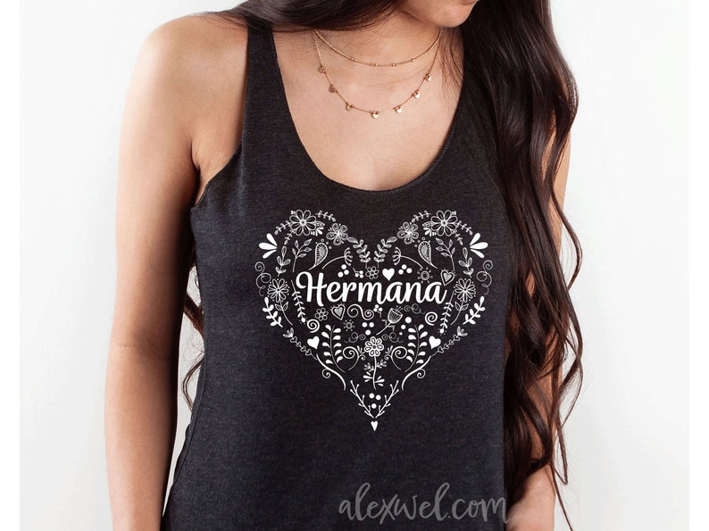 Hermana Svg-español Svg-sister Svg-spanish Svg-png-dxf-heart | Etsy