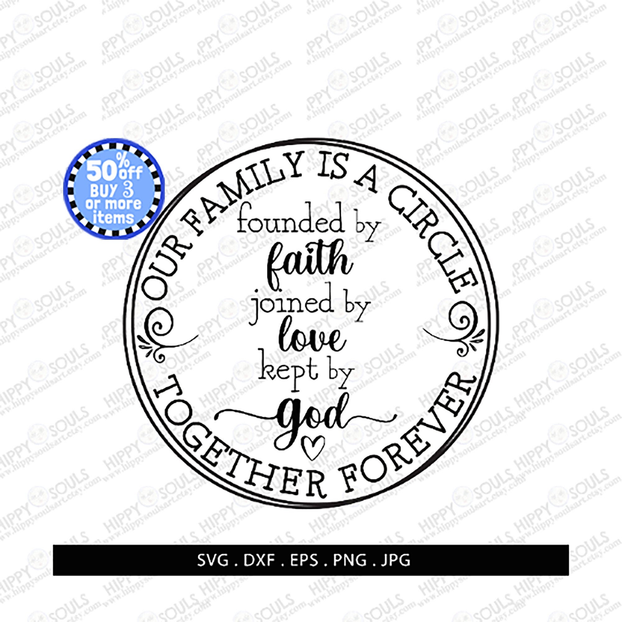 Our family is a circle svg-Our family is a circle founded by | Etsy