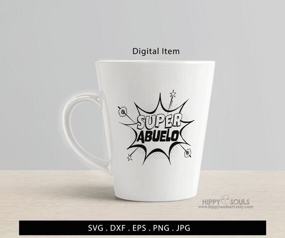 Super Abuelo Svg-abuelo Svg-father's Day Svg-abuelito - Etsy