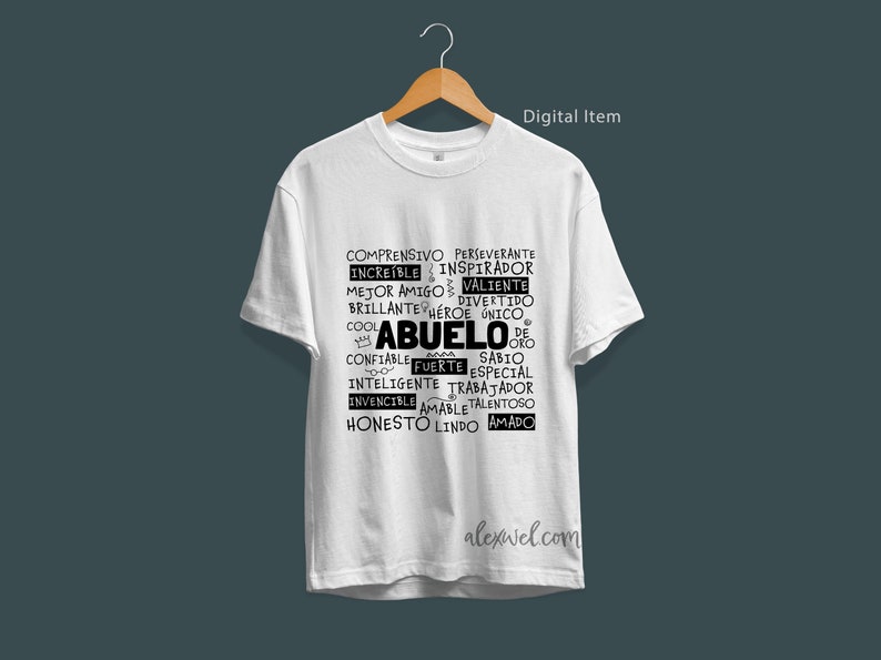 Abuelo Svg-abuelo Words-abuelo Palabras Svg-png-dxf-abuelito - Etsy