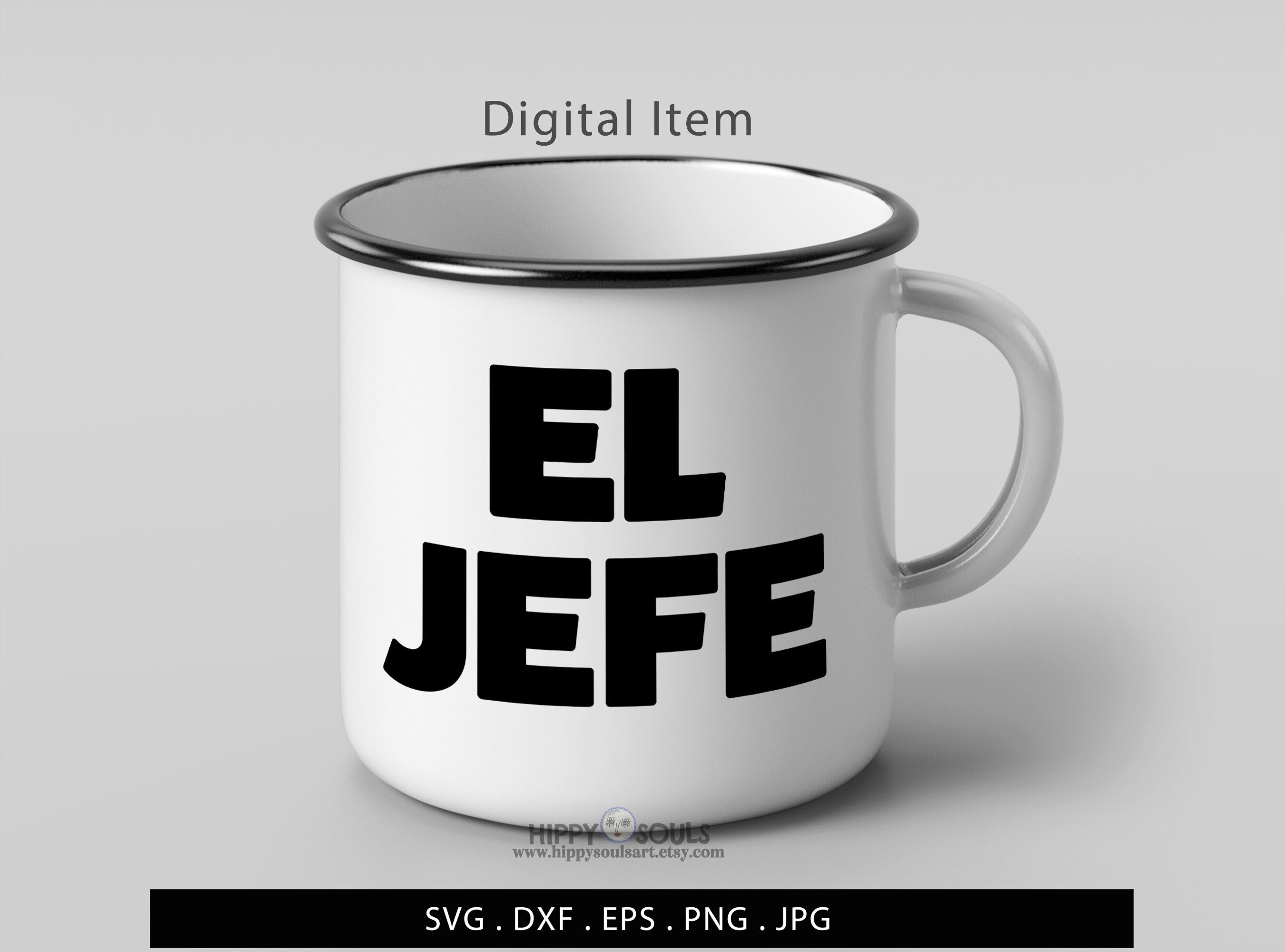 El Jefe Svg-día Del Padre Svg-papá Svg-spanish Svg-español Svg-latino ...