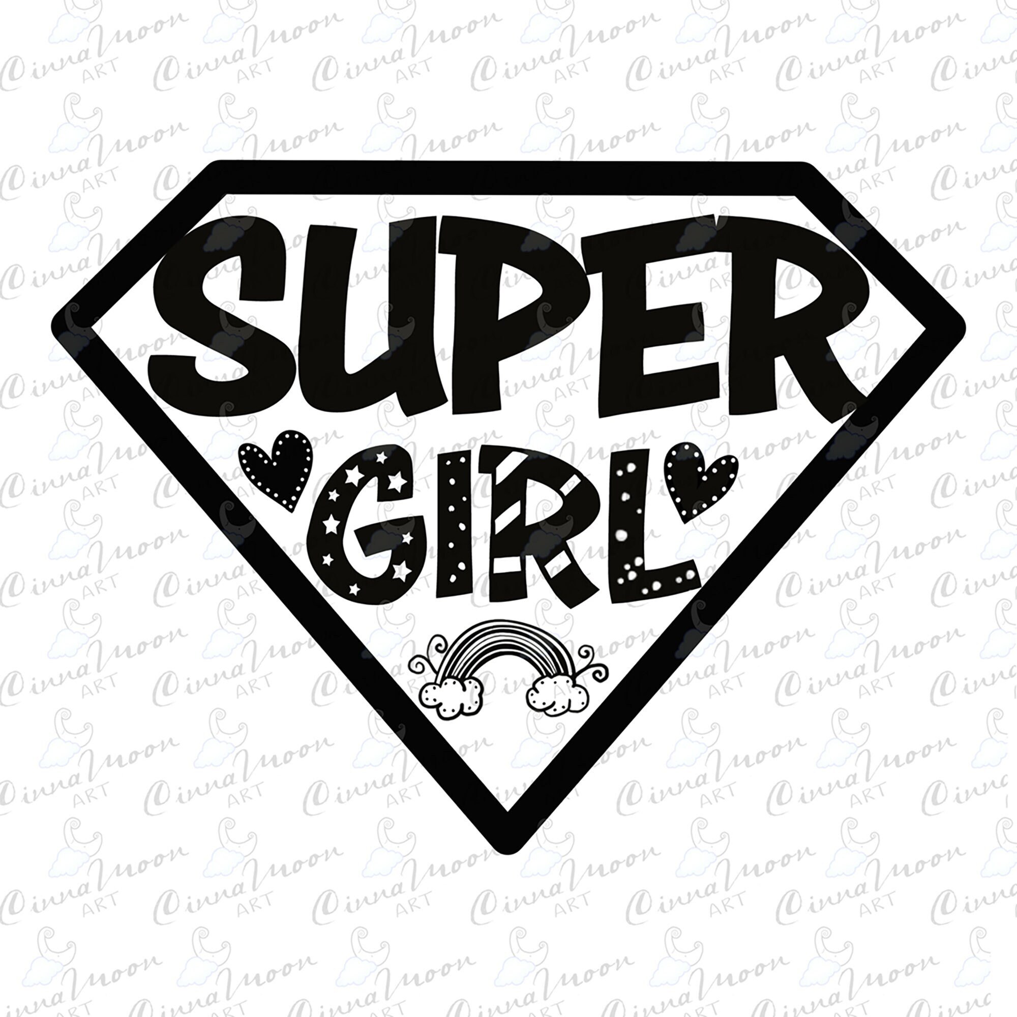Buy Super Girl Svg-girl Svg-super Girl Png-super Girl Shirt-super ...