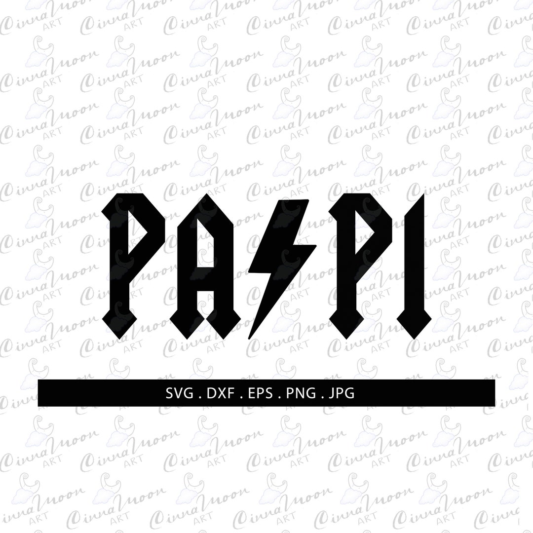 Papi Svg-papi Rocks Svg-papi Dxf-papi Cut Files-father's Day Svg-family ...