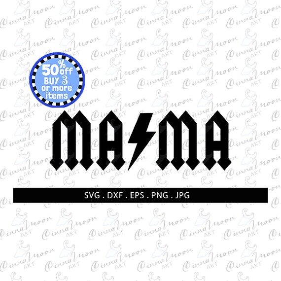 Mama svg-Mama rocks-Mama cut file-Mama digital files-Mama t | Etsy