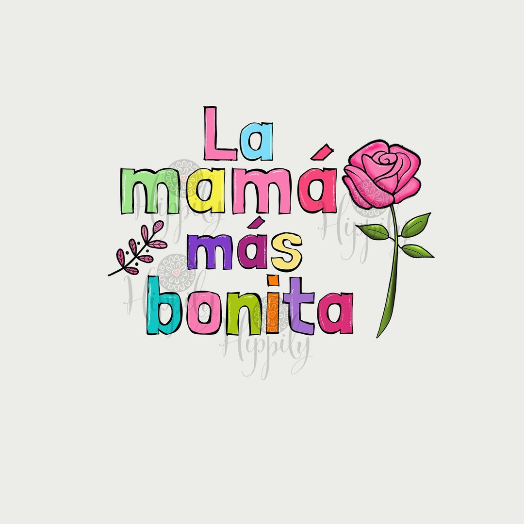 Mamá Png-la Mamá Más Bonita Png-sublimation File-madre-día De Las ...