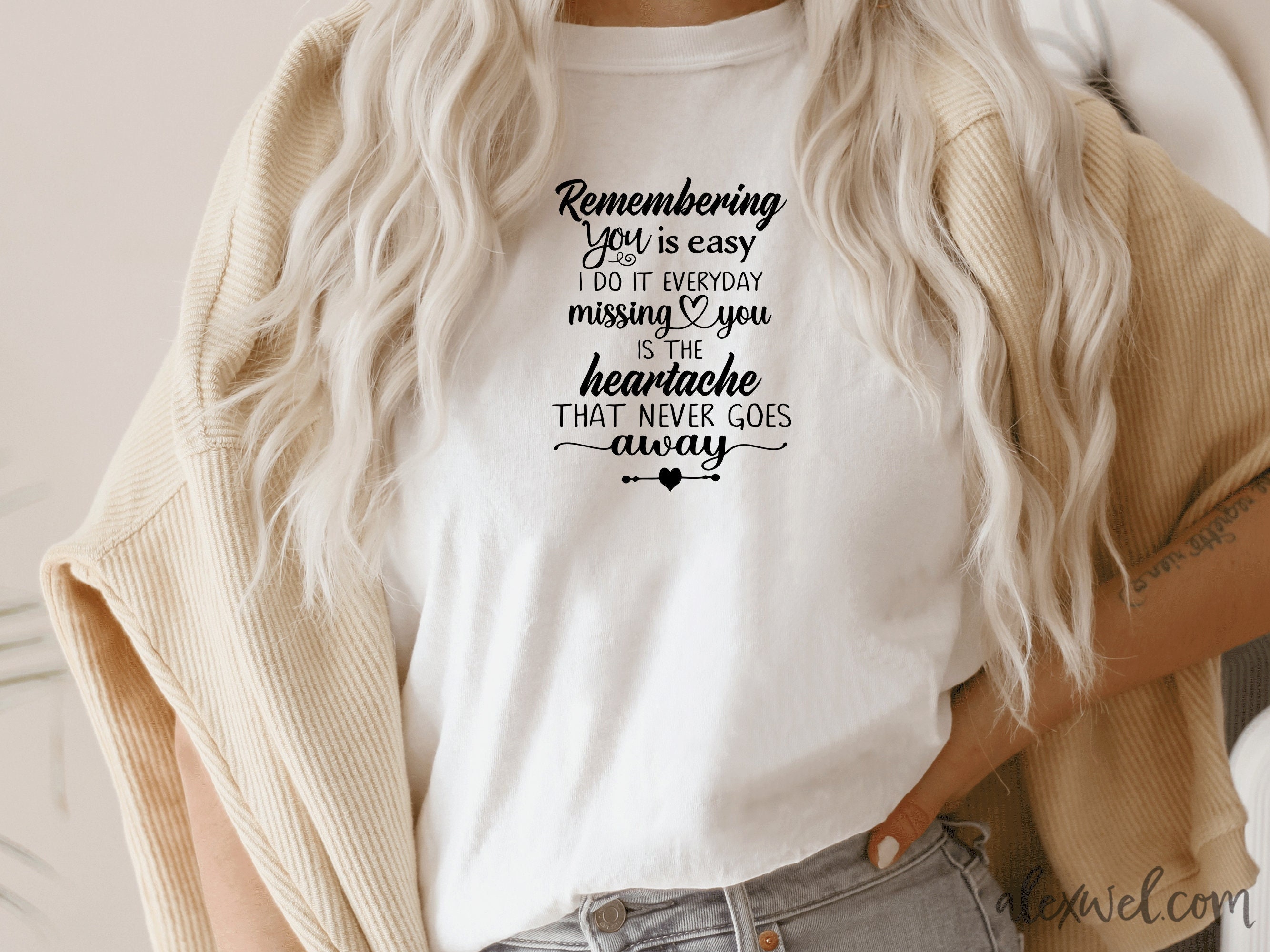 Remembering You Svg-memorial Svg-remembering You is Easy Svg ...