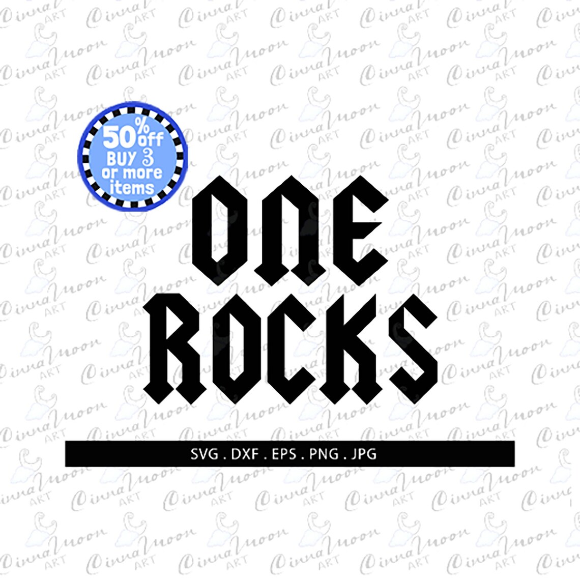 One rocks svg-One rocks dxf-Rock svg-Kid svg | Etsy