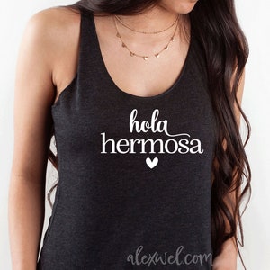 Hola Hermosa Svg-cricut Svg-png-dxf-svg-latina Svg-woman - Etsy