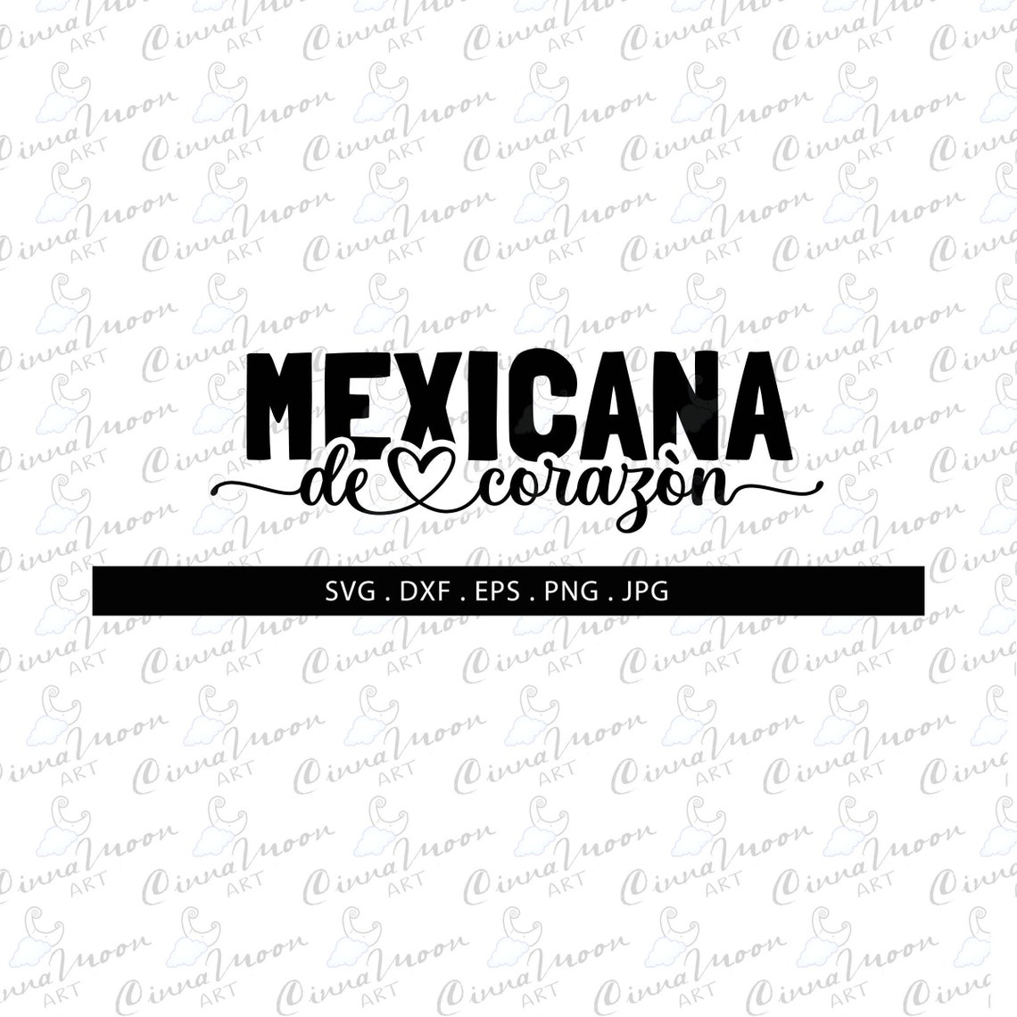 Mexicana De Corazon Svg-mexicana Svg-latina-latina - Etsy