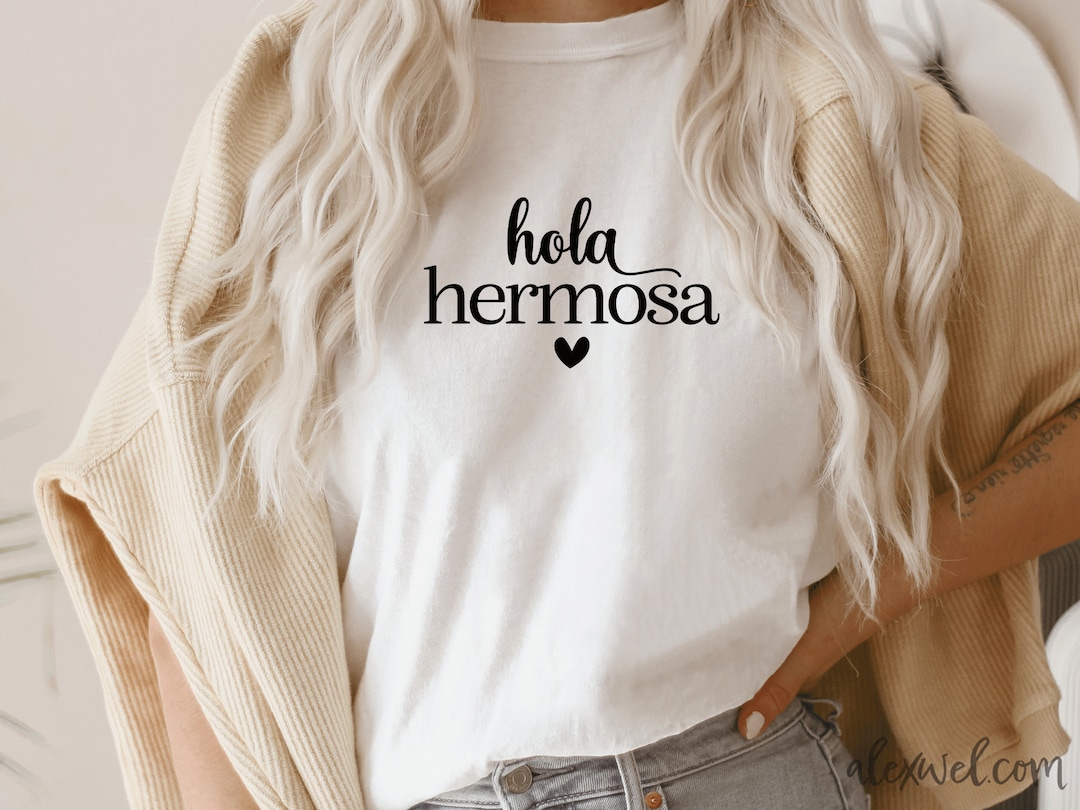 Hola Hermosa Svg-cricut Svg-png-dxf-svg-latina Svg-woman Svg-mujer Svg ...