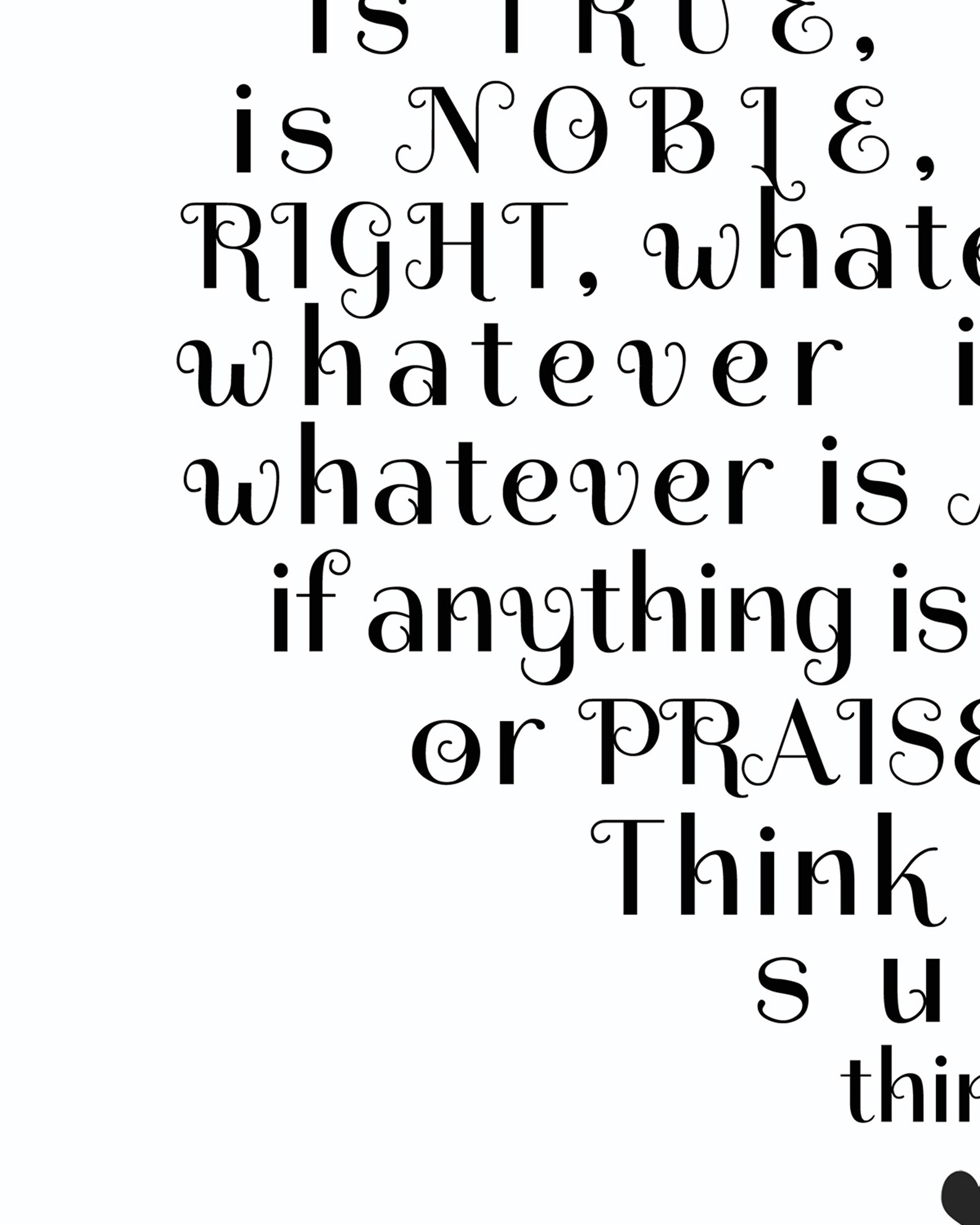 Philippians 4:8-9 Whatever is True Whatever is Noble-bible - Etsy