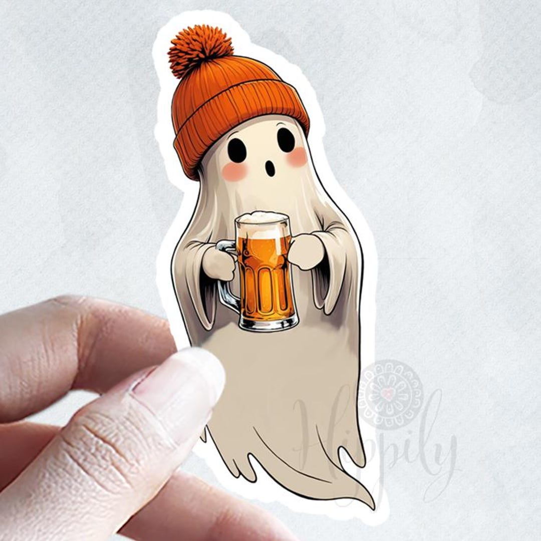 Ghost Beer Png-halloween Png-digital Download - Etsy