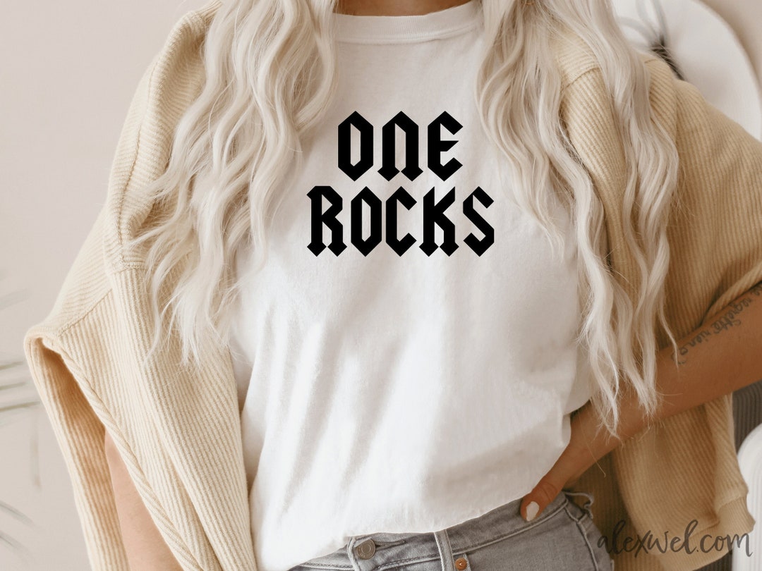 One Rocks Svg-one Rocks Dxf-rock Svg-kid Svg - Etsy