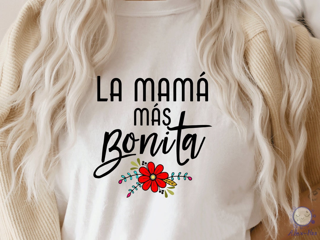 La Mamá Más Bonita Svg-mamá-mom-mother-día De Las Madres Svg-flower ...