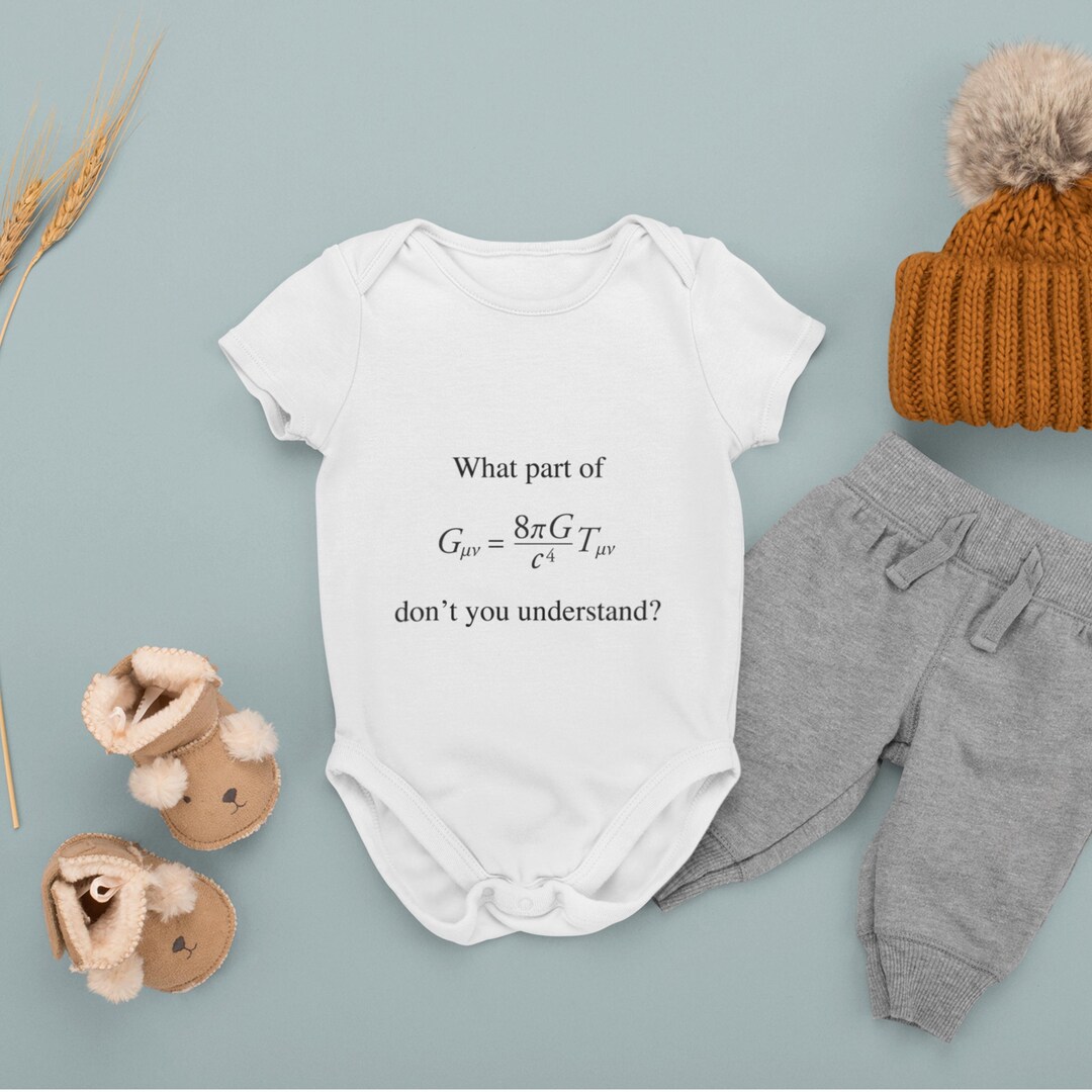 Funny Science Equation Baby Onesie®: Math Nerd Clothing - Etsy