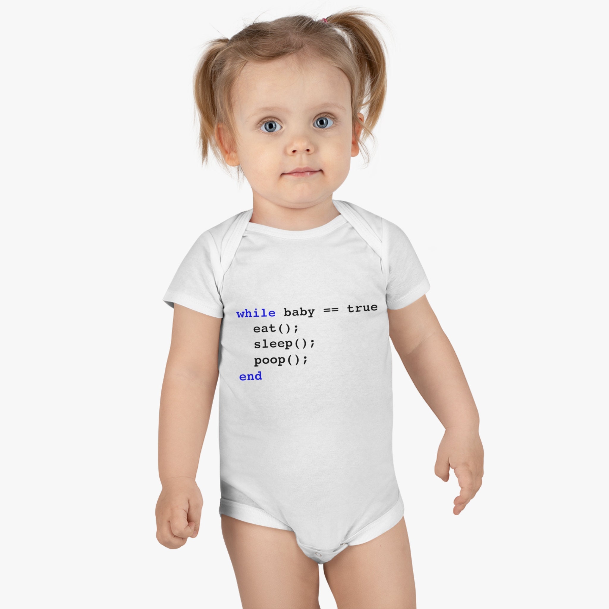 Baby Code: Organic Onesie® Funny Science Math Gift Cute Clever Baby ...