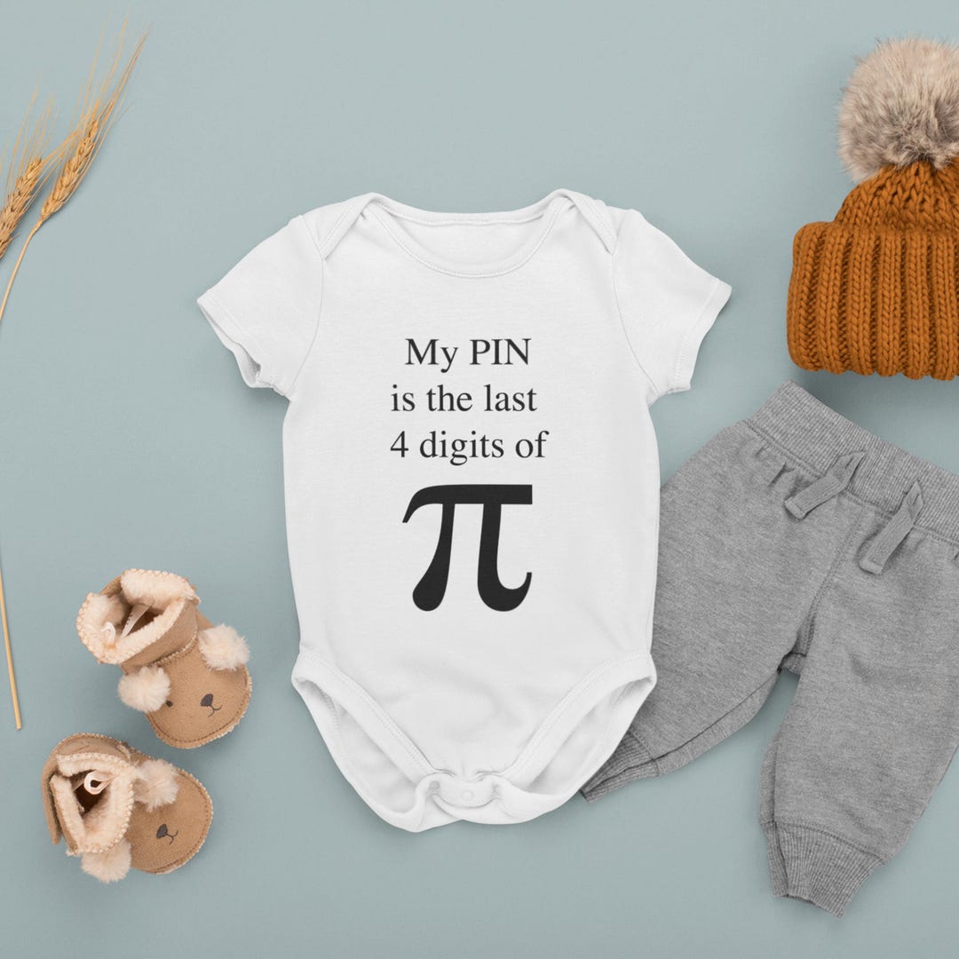 Pi Digits Baby Onesie®: Funny Math Science Gift - Etsy