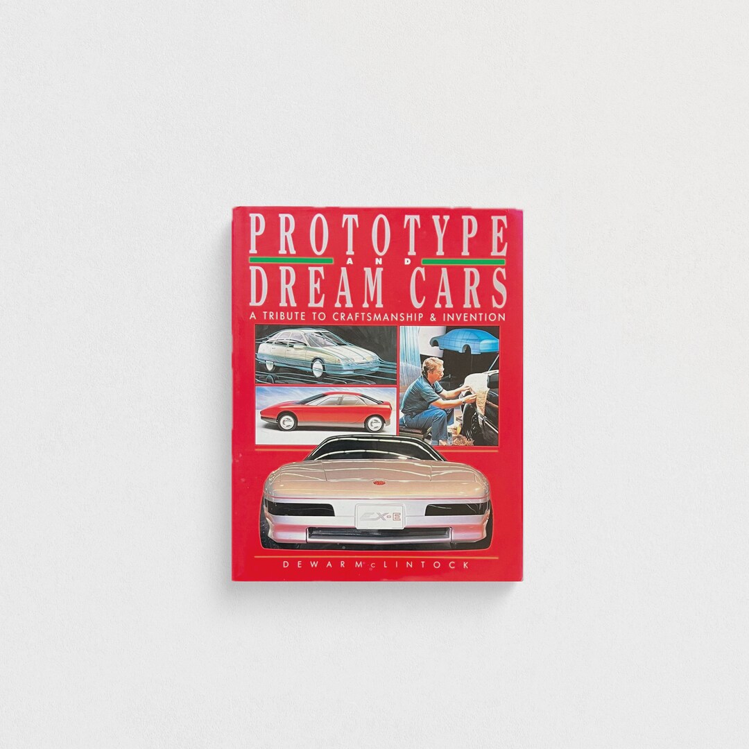 Prototype and Dream Cars 1989 Vintage Coffee Table Car Design Book - Etsy