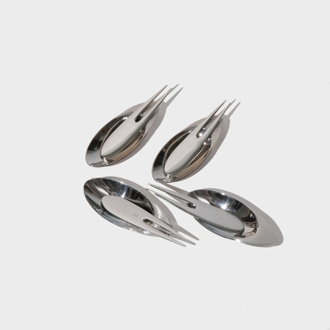 Vintage Nedda El-asmar for Gense Modernist Hors D'oeuvre 8 Piece ...