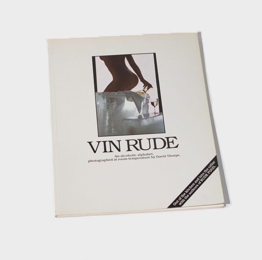 Vin Rude - 1980 - Coffee Table Vintage Nude Photography Food Book - Etsy