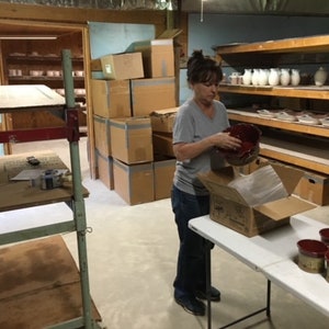 Handmade Stoneware Rebekah Pitcher: Nichols Pottery, Biblical Gift ...