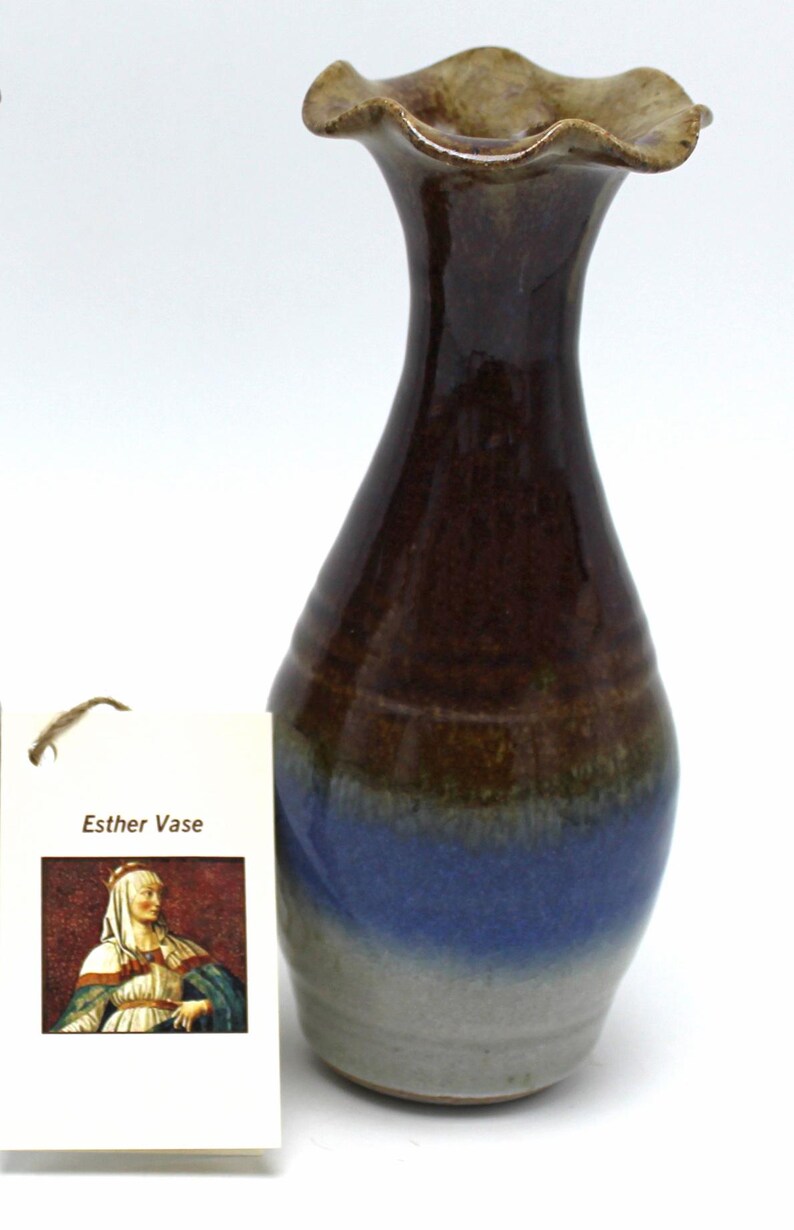Handmade Esther Pottery Vase: Nichols Bible Pot Collectible - Etsy