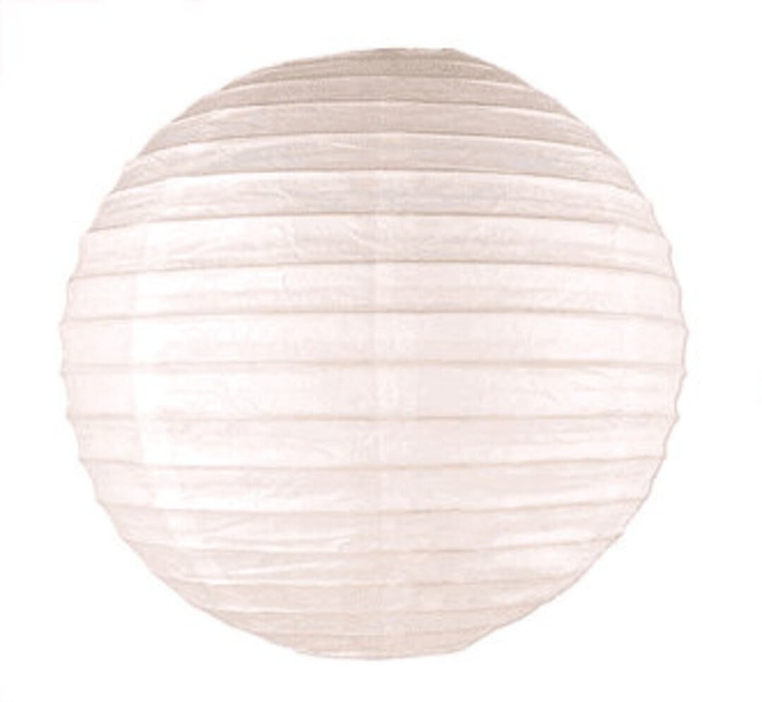 12 Inch Snow White Paper Lantern (set of 6) - Etsy
