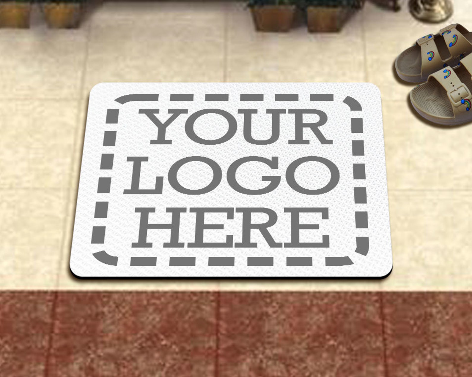12+ Custom Logo Doormat - Personalized Door Mat - Business Brand ...