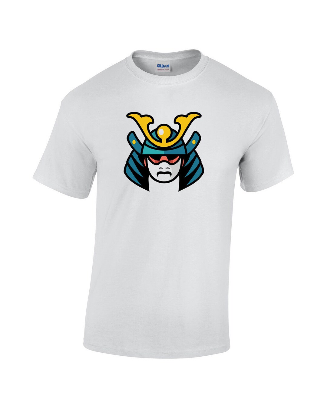Japanese Samurai Mask T-shirt - Etsy