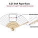 35 Personalized Paper Fans With Front Print and Optional Side - Etsy