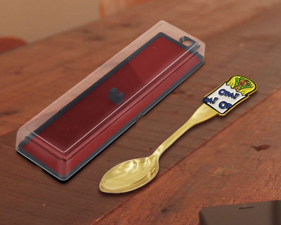 100+ Personalized Gold Souvenir Spoon With Soft Enamel Lapel Pin - Etsy