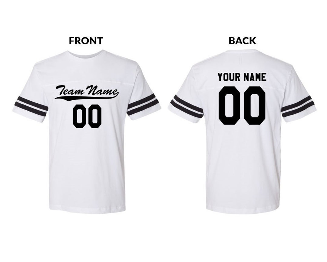 Men's Football Shirt, Personalized Football Jersey Team T-shirt - LAT ...